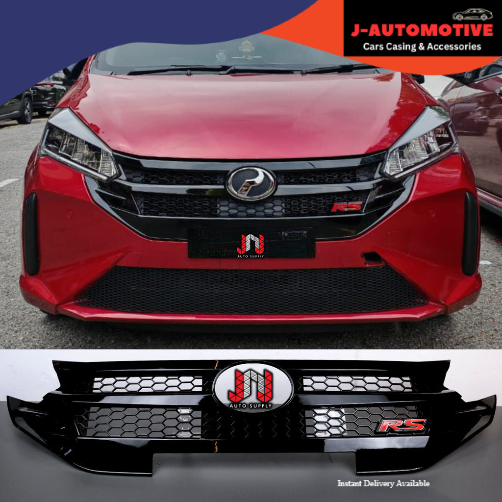 Perodua Myvi MG3 2022 - 2024 Front Grille Glossy Black Honey Comb ...