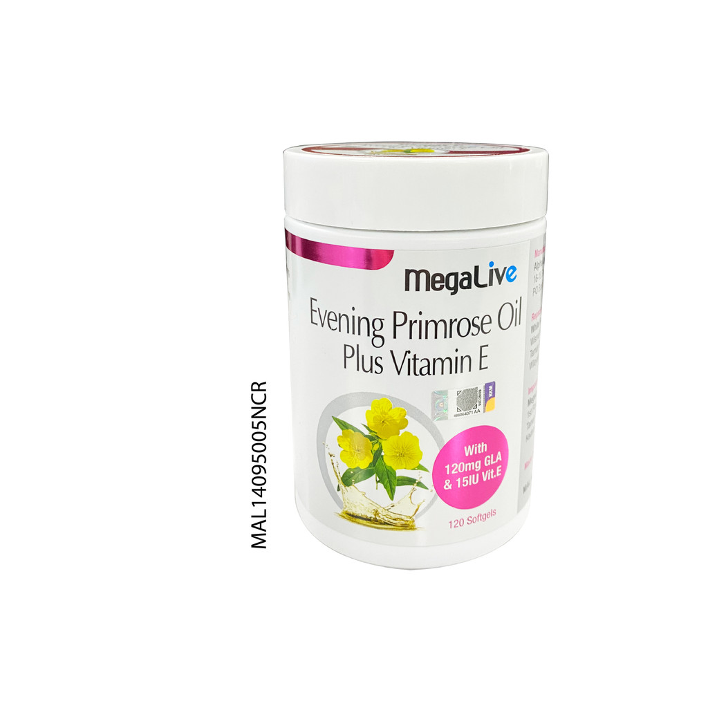 MEGALIVE EPO plus Vitamin E 120s | Shopee Malaysia