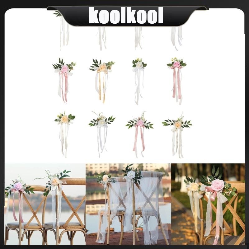 Kool Wedding Aisle Chair Decorations Back Flower Arrangement for ...