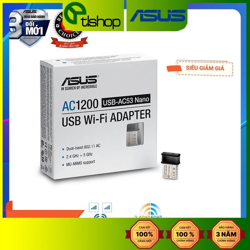 Asus USB-AC53 NANO MIMO AC1200Mbps USB wireless network card (Genuine ...
