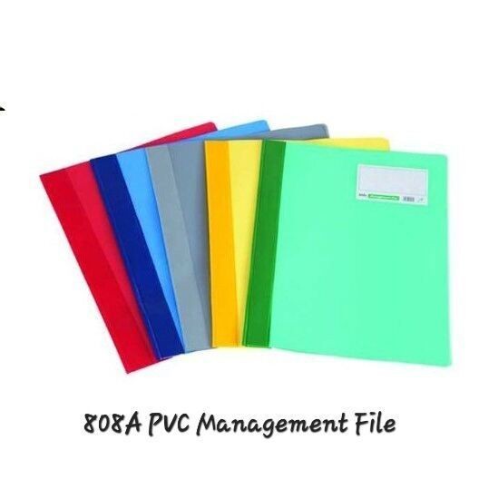East File PVC 808A A4 MANAGEMENT FILE (FRONT WITH NAME CARD POCKET ...