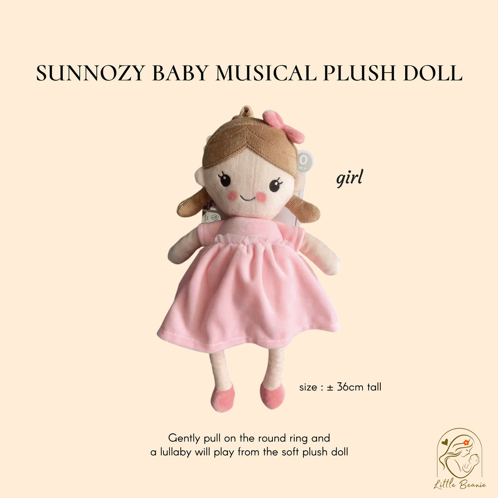 LittleBeanie GIRL SUNNOZY BABY MUSICAL PLUSH DOLL | Shopee Malaysia