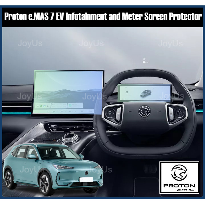 Proton eMAS 7 EV Infotainment and Meter Screen Tempered Glass Screen ...