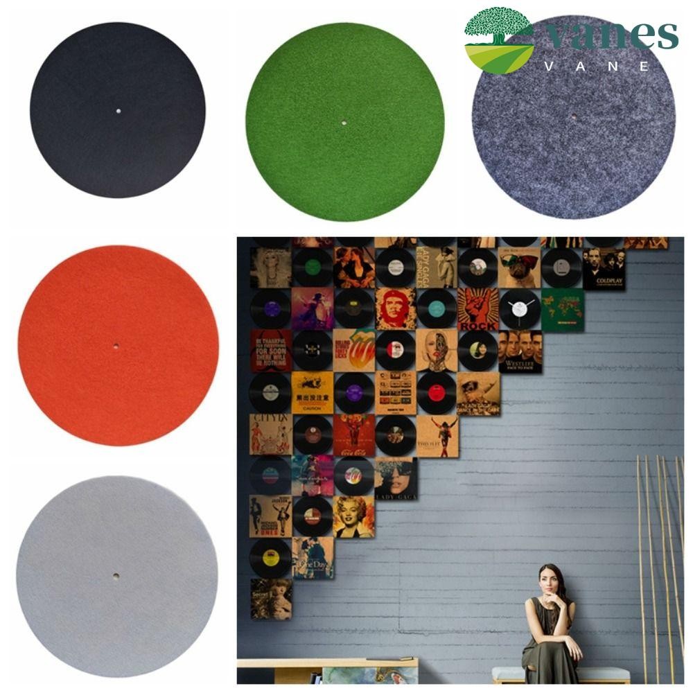 VANES Felt Turntable Platter Mat, Anti-Vibration Anti-static LP Slip ...