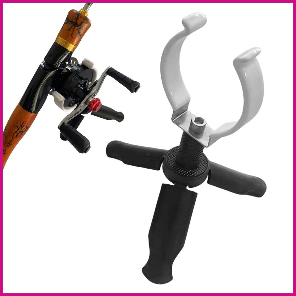 Ice Fishing Rod Holder Foldable Triangle Pole Bracket Adjustable Tripod ...