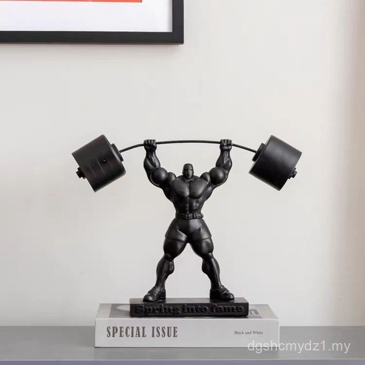 Muscle Man Hercules Weightlifting Bodybuilding Model Sports Ornaments ...