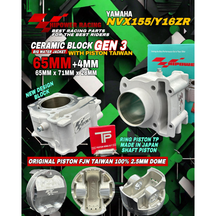 *GEN 2 & 3* 58MM 60MM 63MM 65MM 70MM HIPOWER RACING CERAMIC BLOCK ...