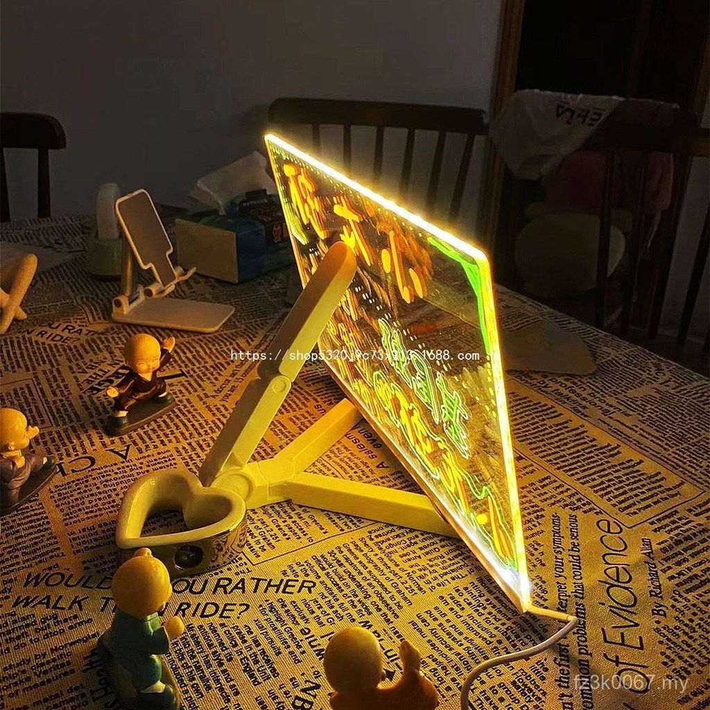 Luminous Billboard Whiteboard Stall Price Tag Handwritten Acrylic ...