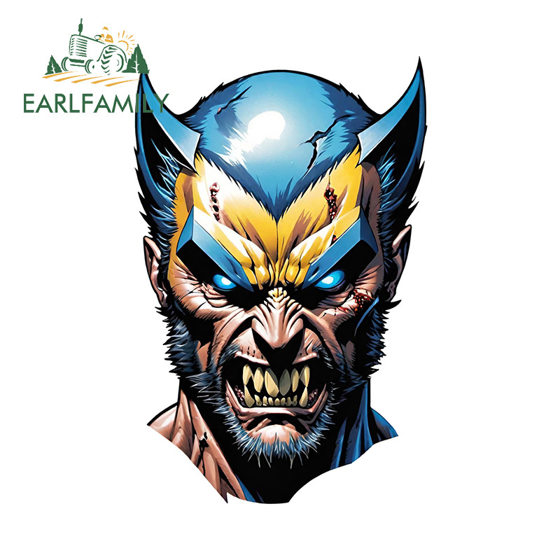 EARLFAMILY Wolverine Car Stickers Cool Motorcycle Windows Helmet ...