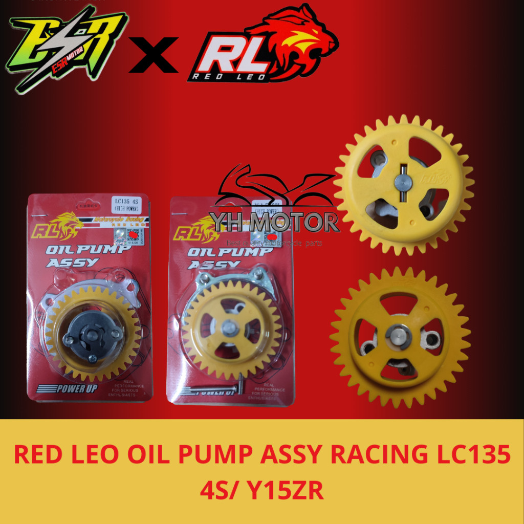 RED LEO OIL PUMP ASSY RACING LC135 4S/ Y15ZR 100% ORIGINAL DARI ESR | Shopee Malaysia