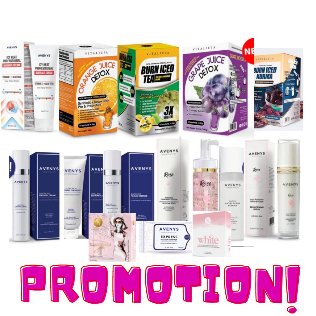 (ready stock) Skincare Avenys. Rose poreless treament lotion. Serum ...
