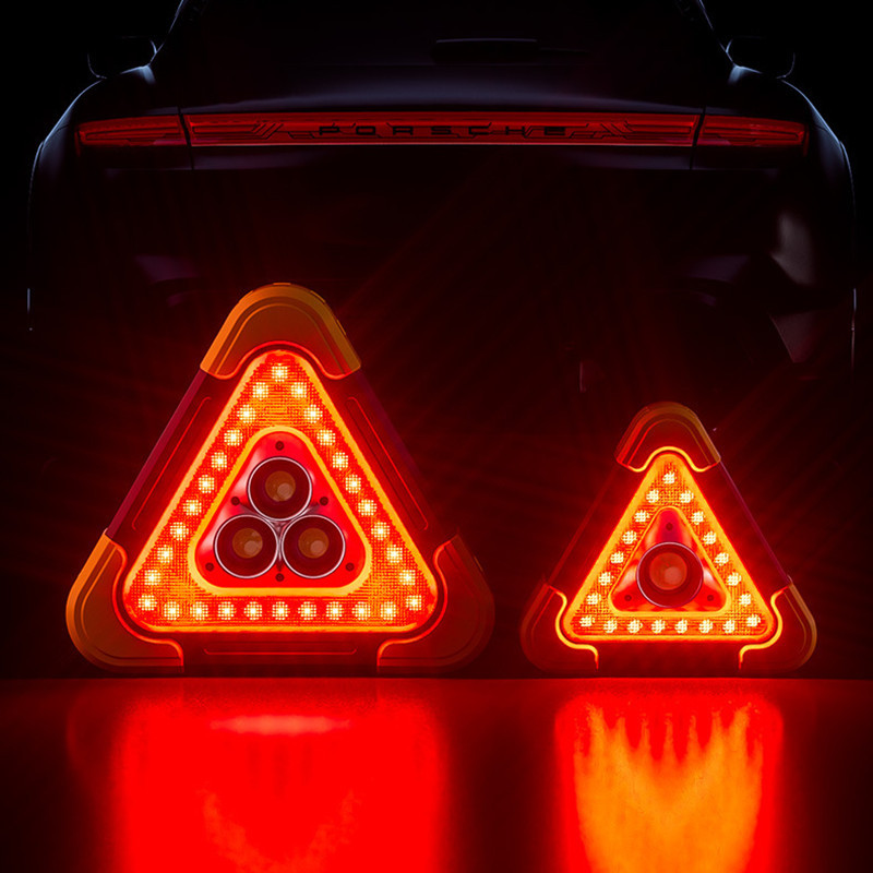 Tripod Warning Light LED Car Emergency Light Solar Warning Sign ...