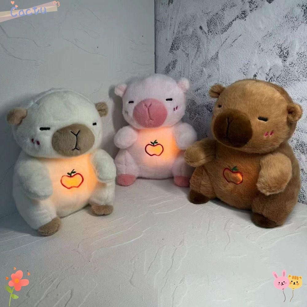 FACC-H Soothing Sleeping Capybara Toy, with Breathing Movement Baby ...