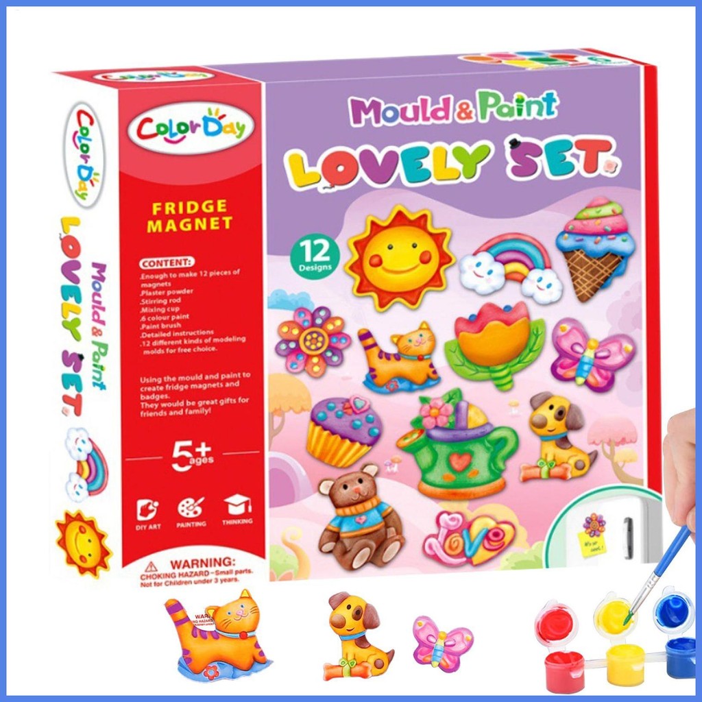 Plaster Painting Sets for Kids Kids Art Projects Craft Supplies Paint ...