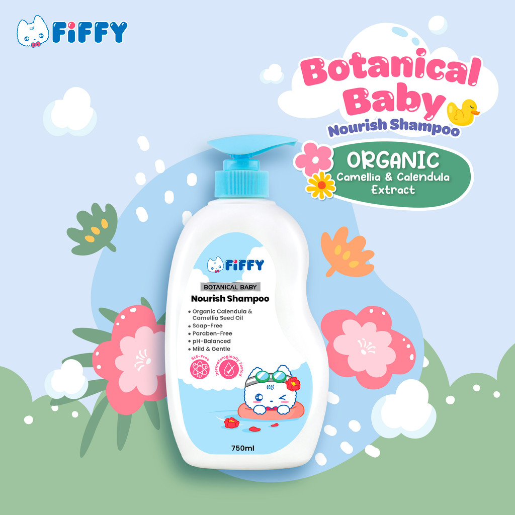 FIFFY SYAMPU BAYI BOTANICAL BABY NOURISH SHAMPOO (750ML) (2518 ...