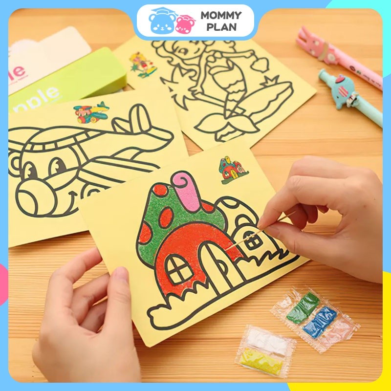 DIY Children Sand Painting Kindergarten Drawing Art Creative Handmade ...