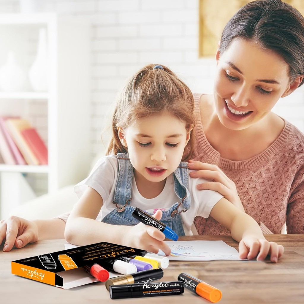 Penanda Graffiti Penanda Cat 15mm Petua Felt Jumbo 10 Pek Penanda ...