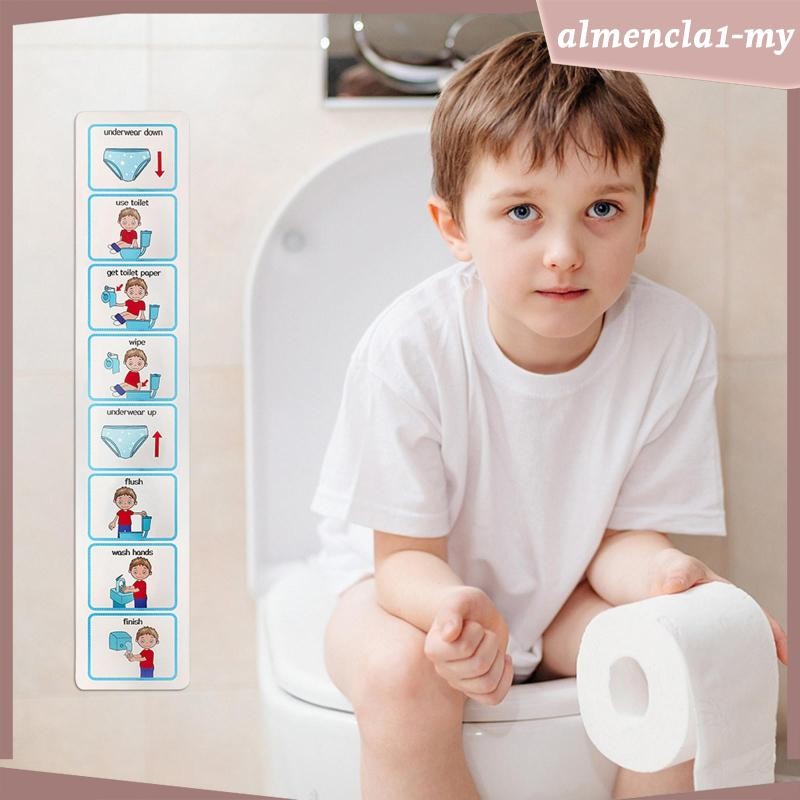 [AlmenclaabMY] Potty Chart Visual Schedule for Kids, Toilet Training ...