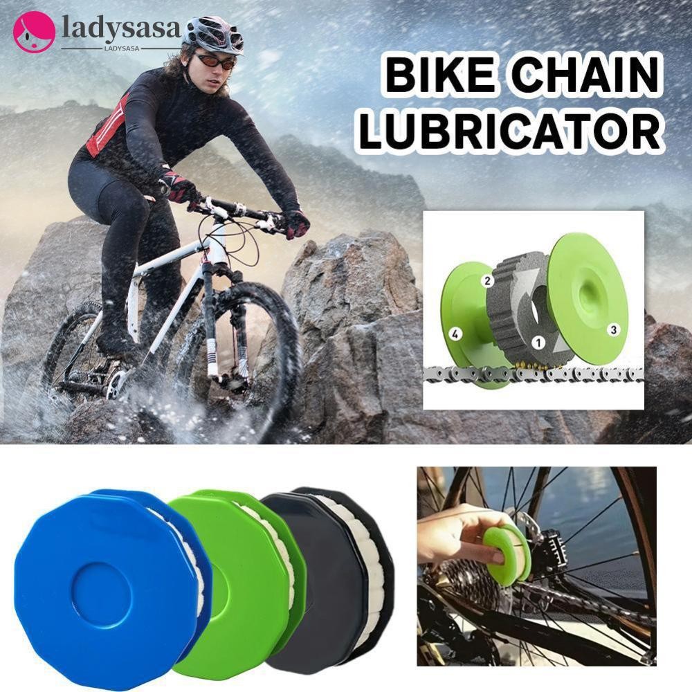 Ladysasa Portable Bicycle Chain Lubricator Bike Chains Oil Roller ...