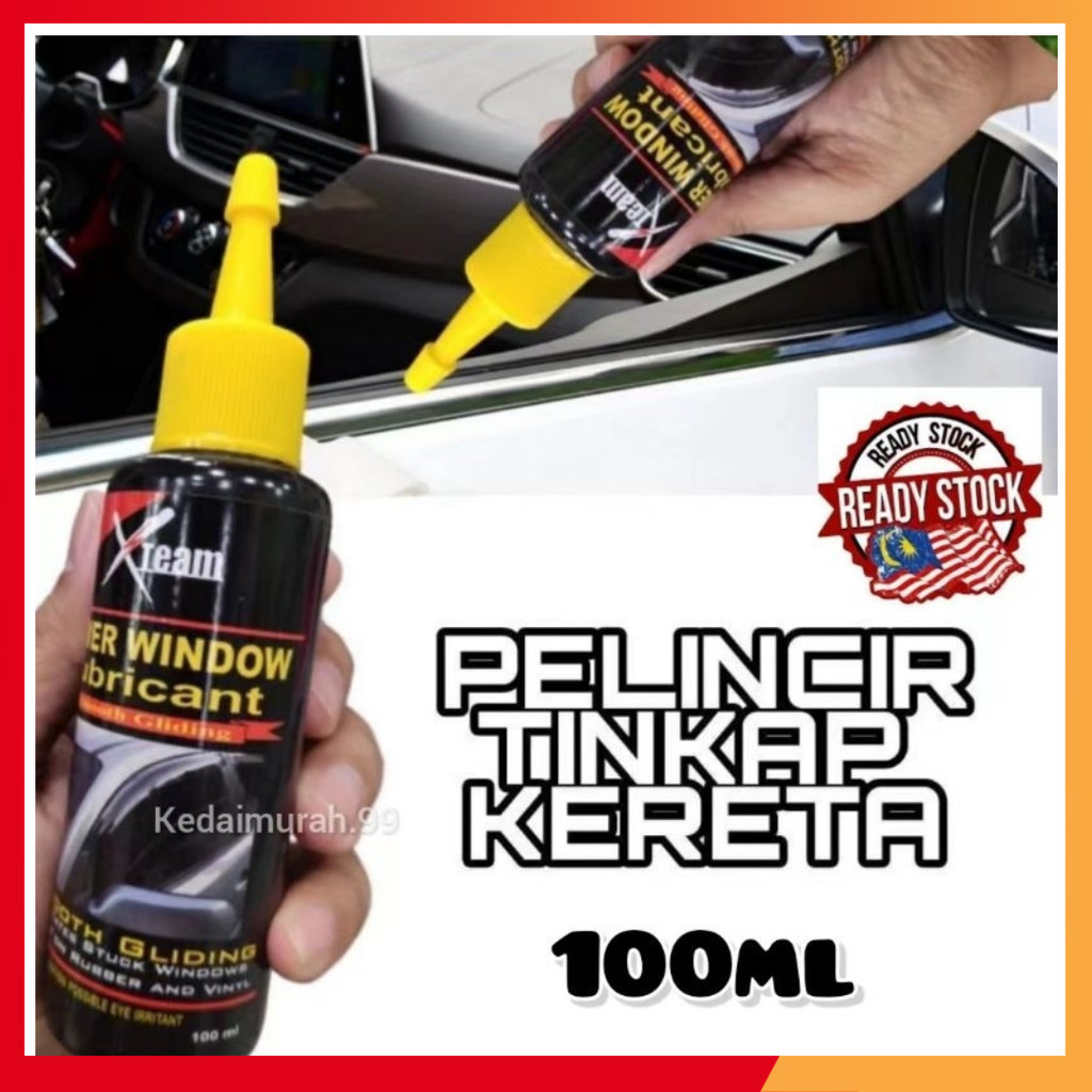 Power Window Lubricant/Pelincir Cermin Kereta/Car Window Smooth Gliding ...