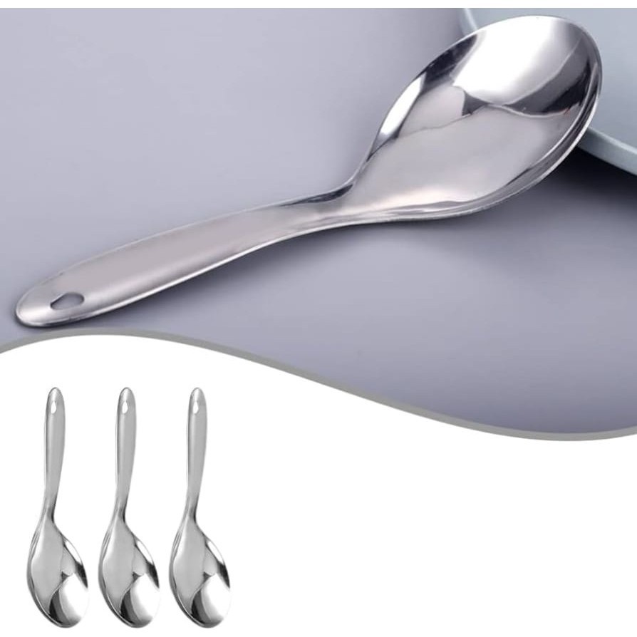 RICE SPOON STAINLESS STEEL KITCHENWARE / SENDUK NASI BESI / SENDUK ...