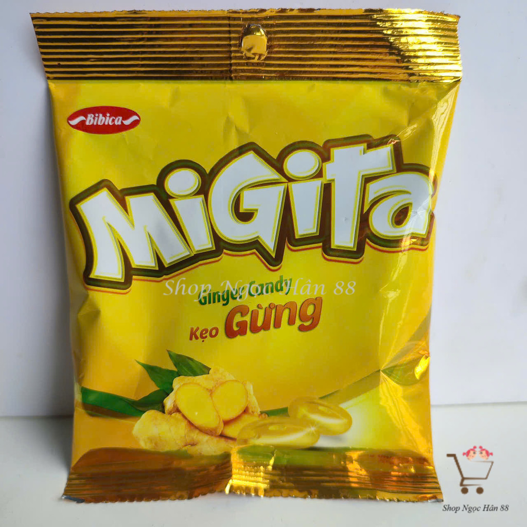 Migita Bibica ginger candy 70g pack | Shopee Malaysia