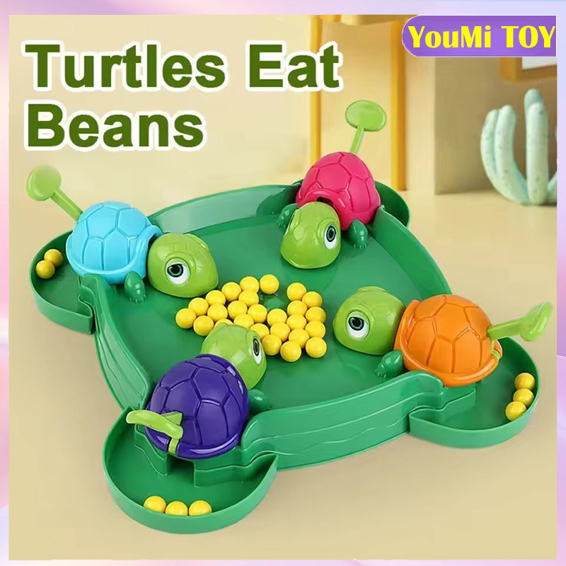 Turtle Eat Beans Toy Kids Desktop Competitive Games Board Game for Kids ...