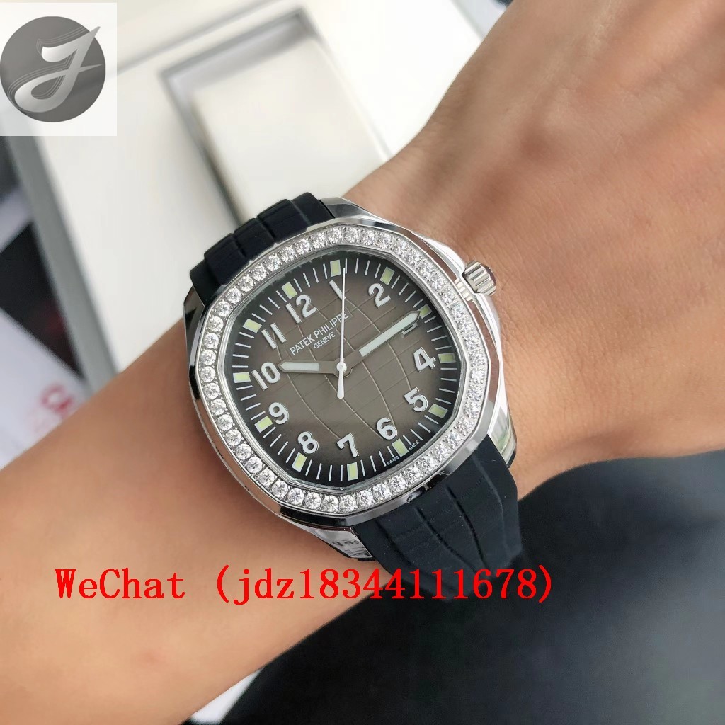 PP AQUANUT 5167A Series 40mm Swarovski Crystal Drill Ring Imported 8215 ...