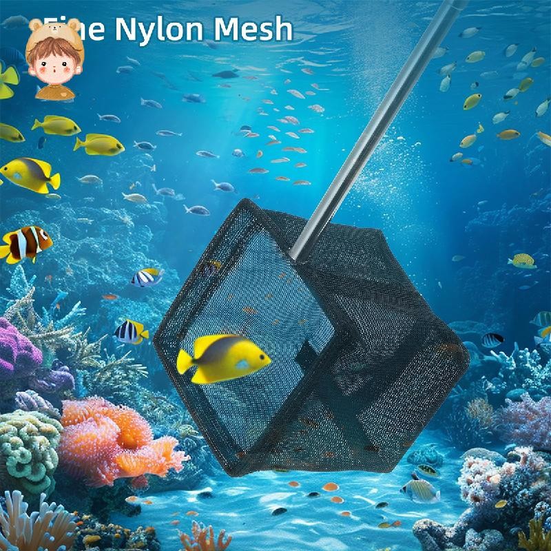 Stainless Steel Telescopic Hand Scoop Net Fishing Net Fish Scoop ...