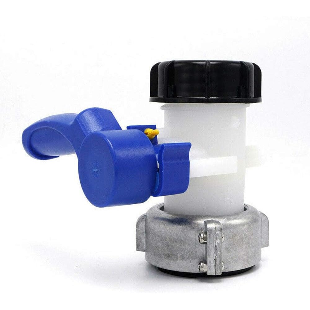 75mm IBC Tote Tank Butterfly Injap Paip Penyesuai Air Bekas Air Tangki ...