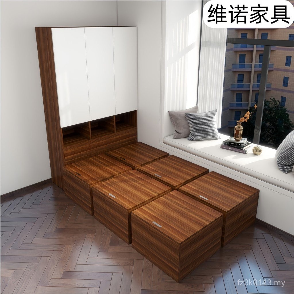 Mi Combination Storage Box 1.2 Free Wardrobe Bed Multifunctional Bed ...