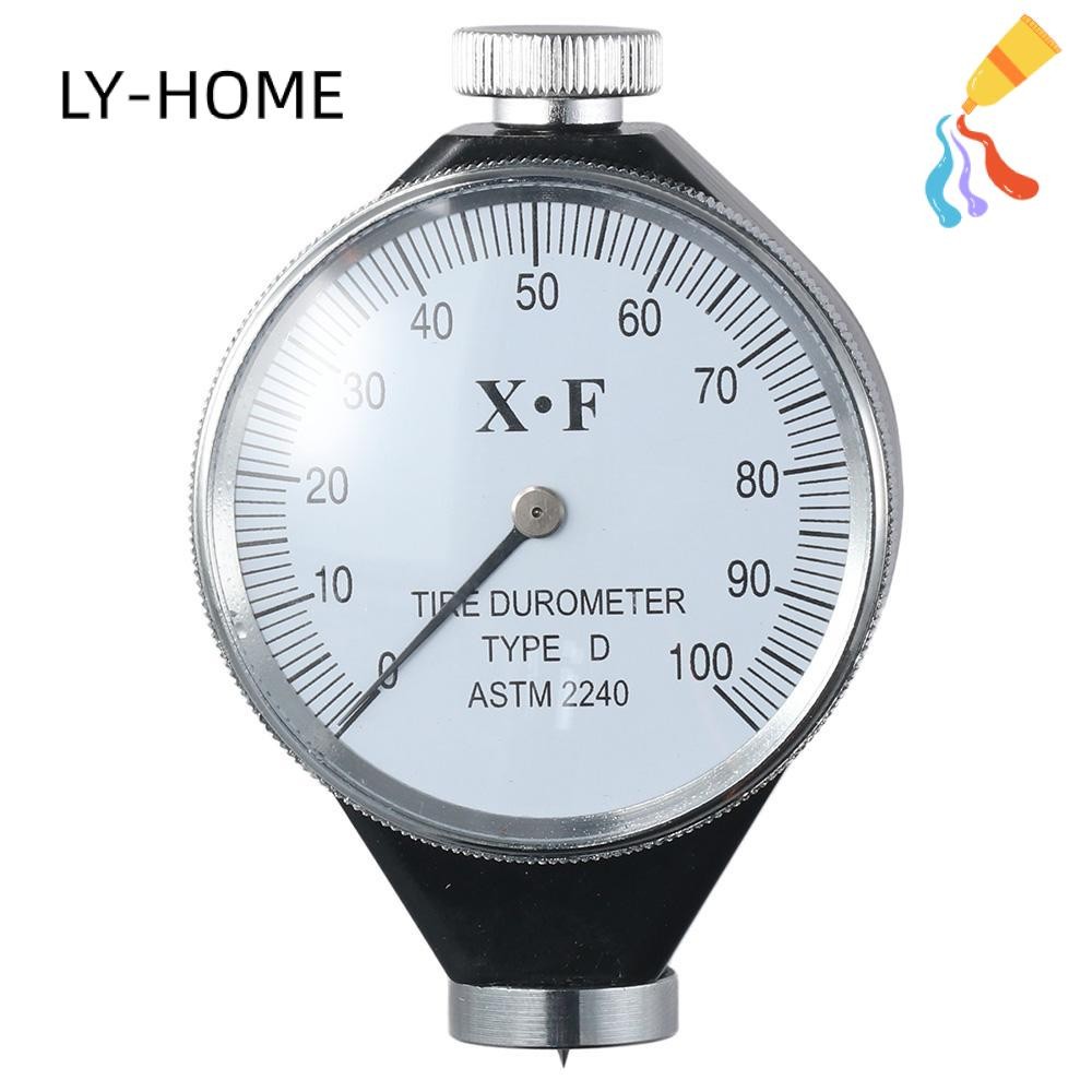 LY-HOME Rubber Tire Durometer, Dial Value 0-100 Degrees Shore Type A/O ...