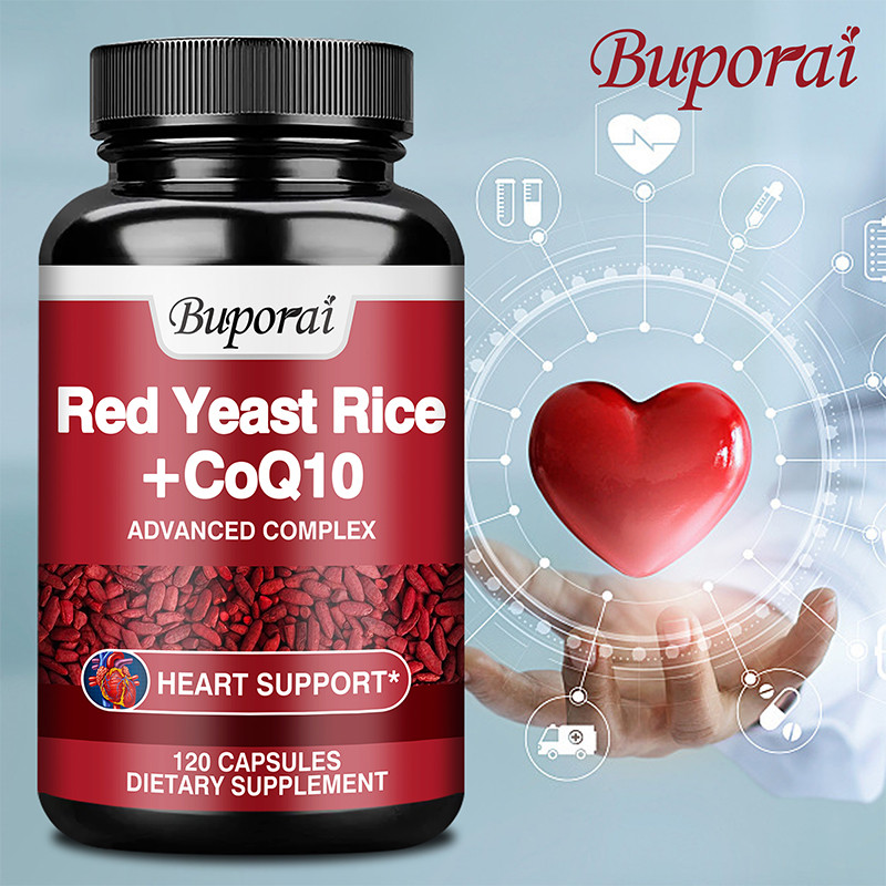Red Yeast Rice with CoQ10 - Provides Energy Production + Cardiovascular ...
