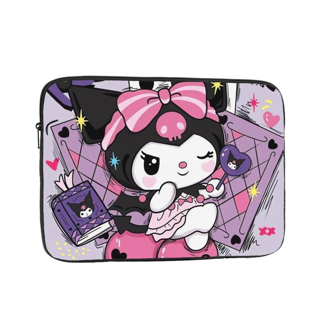 Kuromi Cute Cartoon Laptop Bag Tablet Bag 10/13/15 inch For Men Women ...