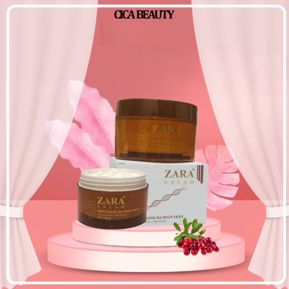 Genuine Zara body whitening cream 120g | Shopee Malaysia