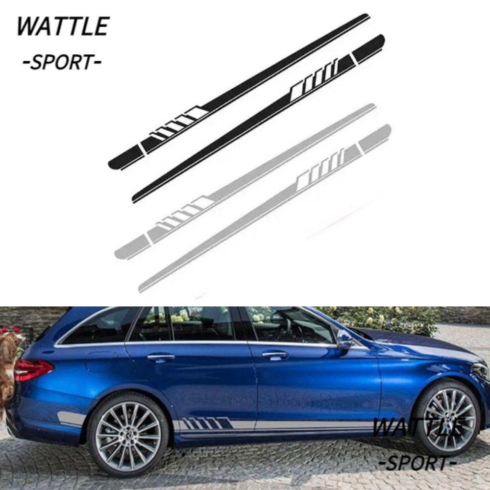 WA-SPORT Car Side Body Decals, Self-adhesive PVC Car Stickers ...