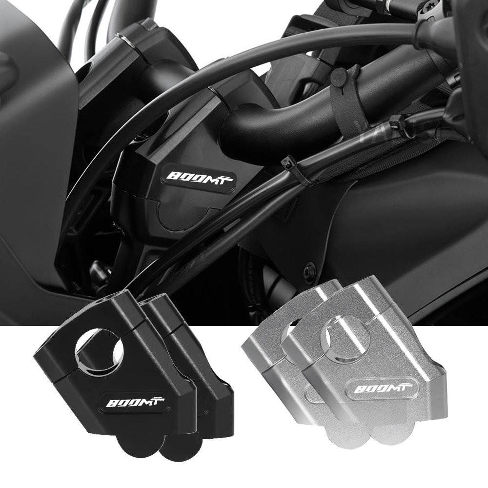 800MT Handlebar Riser Clamp CNC Handle Bar Lift Extend Adapter Mount ...