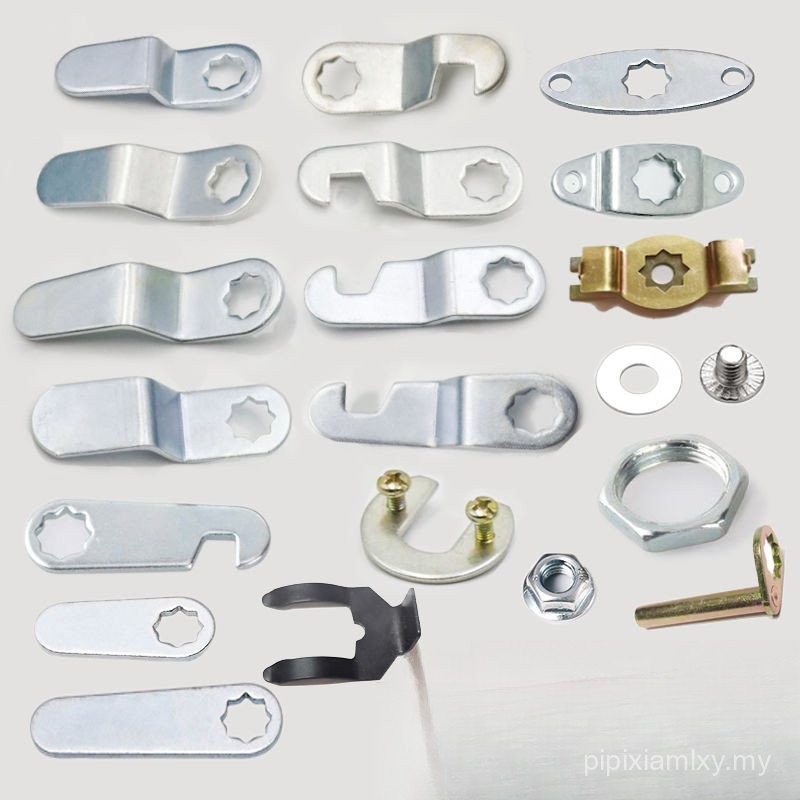 Tin File Cabinet Lock Tongue Baffle Accessories Insert Horseshoe ...
