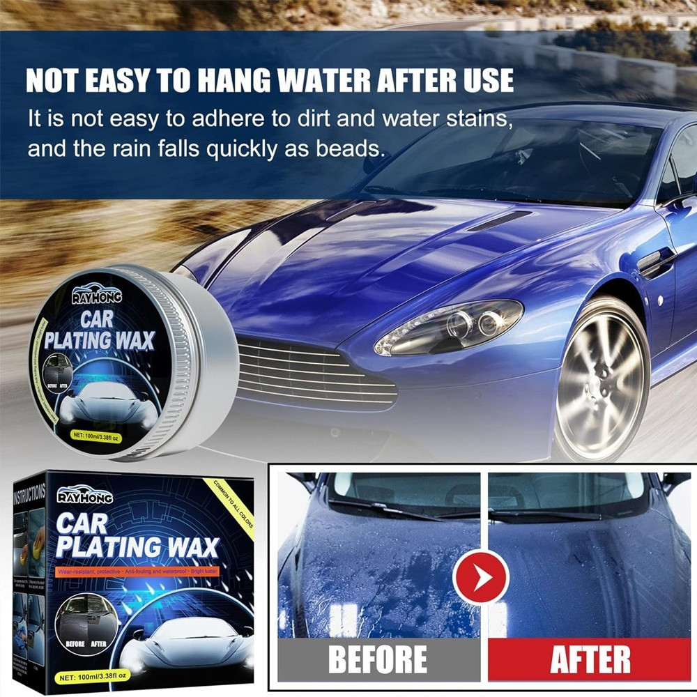 Crystal Waterproof Coated Covering Car Wax Set with Included Hard ...