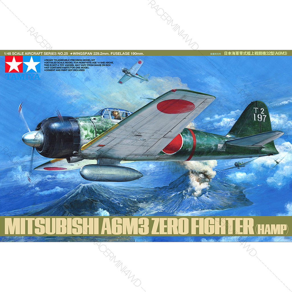 TAMIYA 1/48 A6M3 Type 32 Zero Fighter 61025 | Shopee Malaysia
