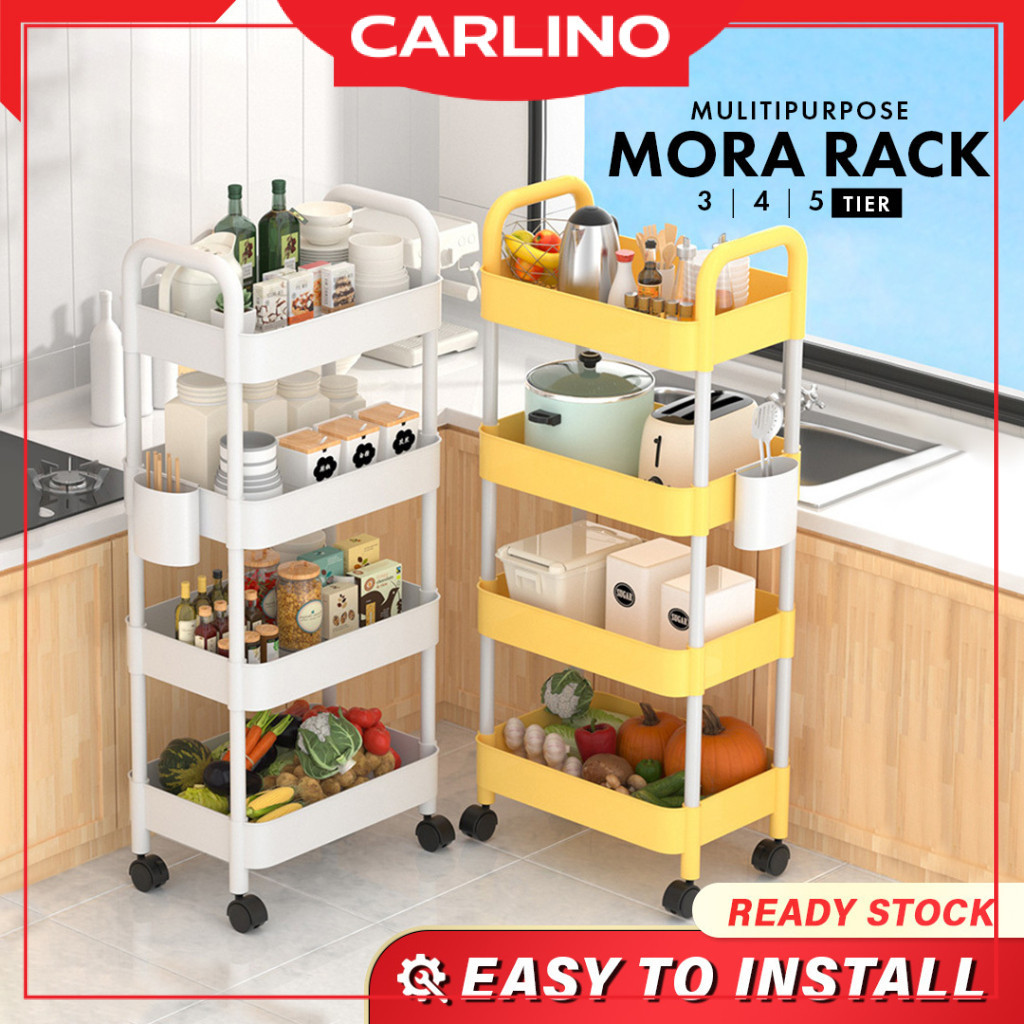 📌CARLINO: MORA trolley rack /troli dapur/kitchen trolley/troli barang ...