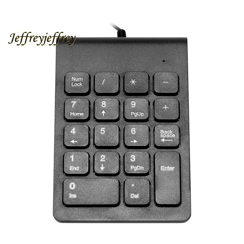 Mini USB Wired Numeric Keypad Numpad 18 Keys Digital Keyboard for ...