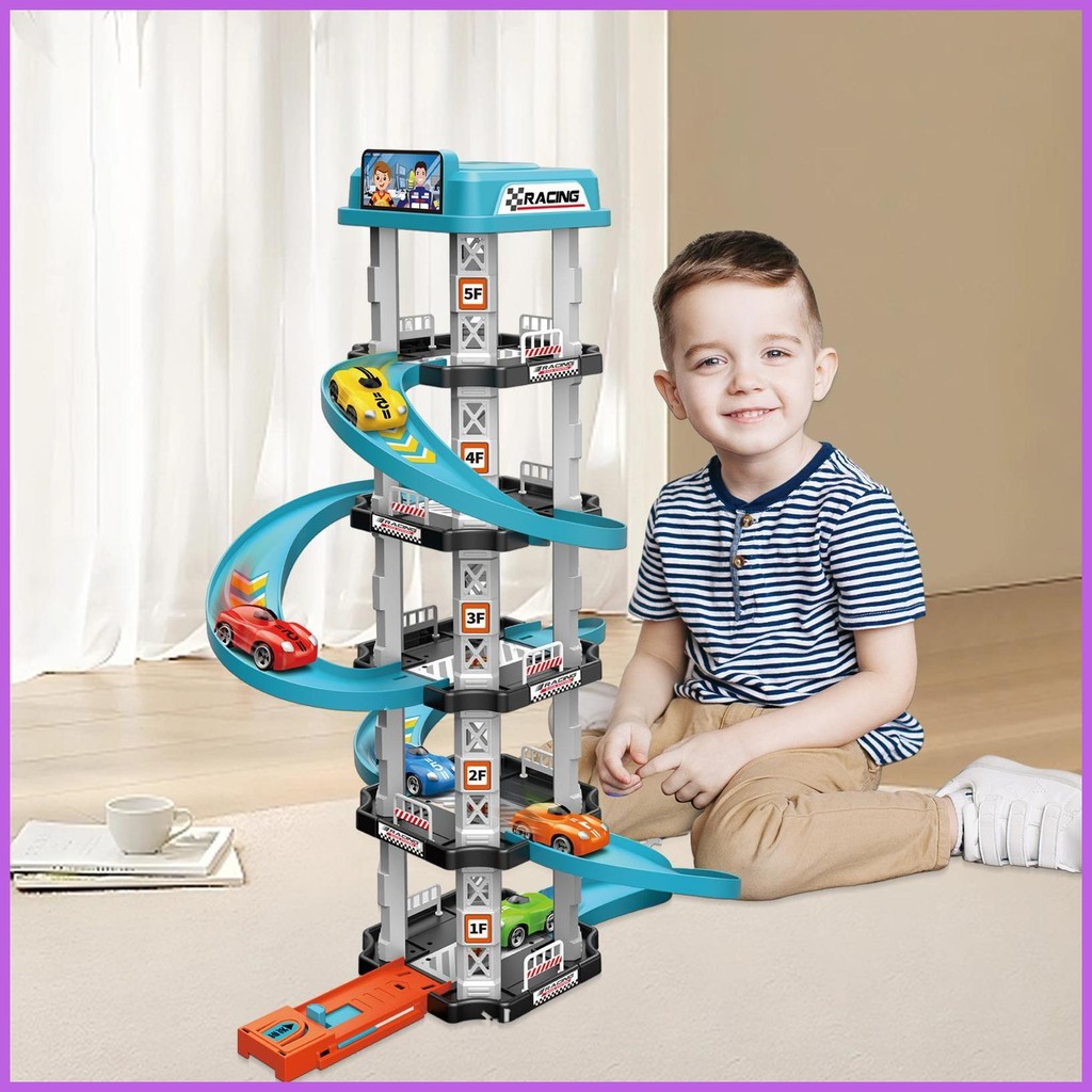 toy car ramp track Racing Car Ramp Toy Interactive Traffic Vehicle ...
