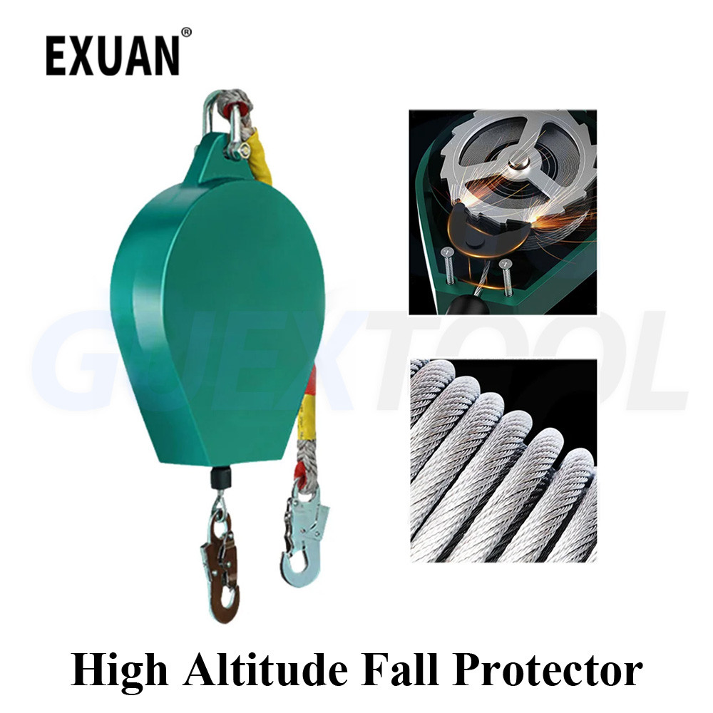 3-15m High Altitude Fall Protector Descent Device Safety Belt Fall ...