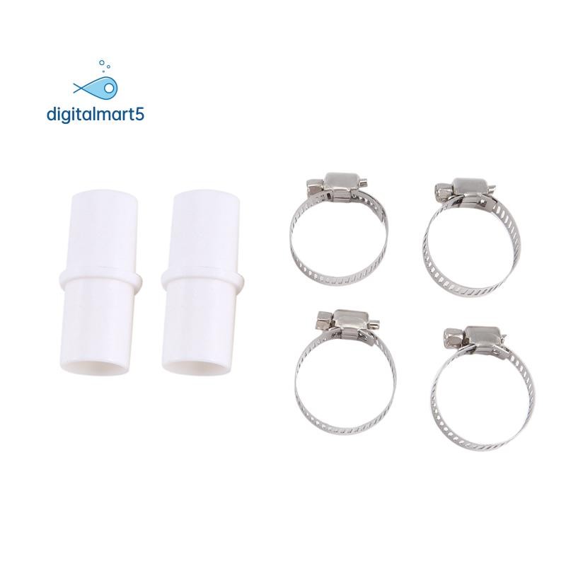 2 Pieces Washing Machine Drain Hose Connectors Washer Extension Adapter ...