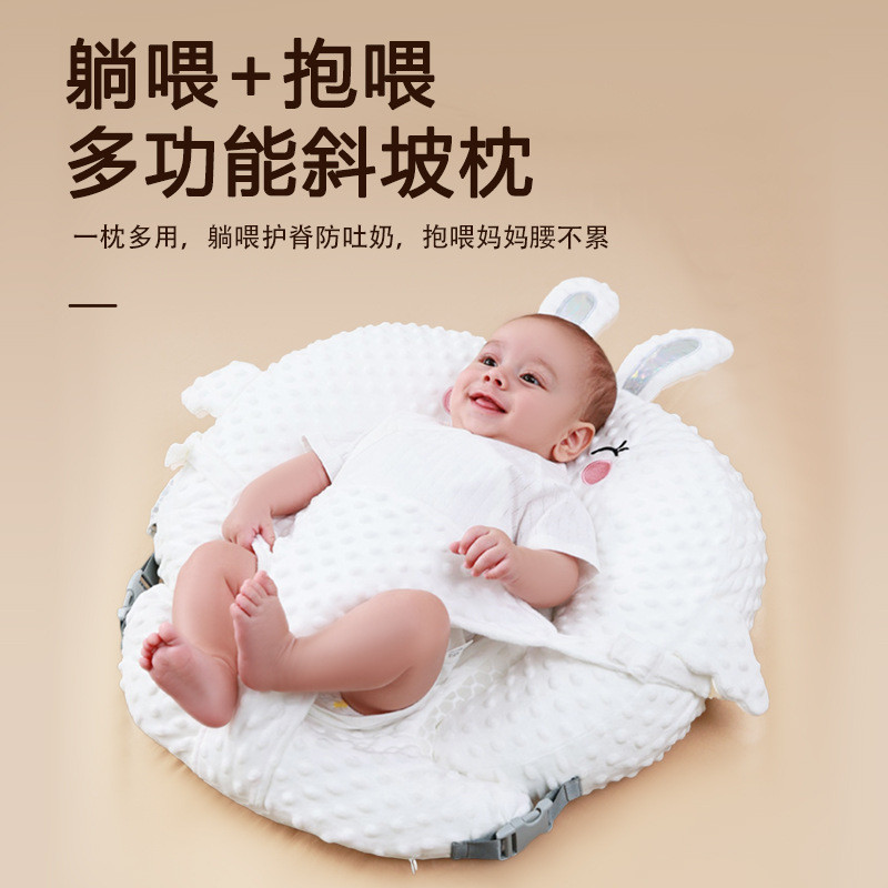 Baby Spitting Milk Slope Pad Baby Spill-Proof Spill-Proof Spitting Milk ...