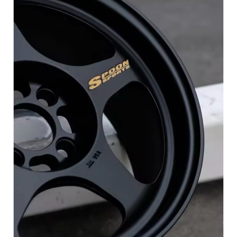 [SPOON]K703# Spoon Sports 4pcs x Sport Rims Vinyl Stickers | Shopee ...