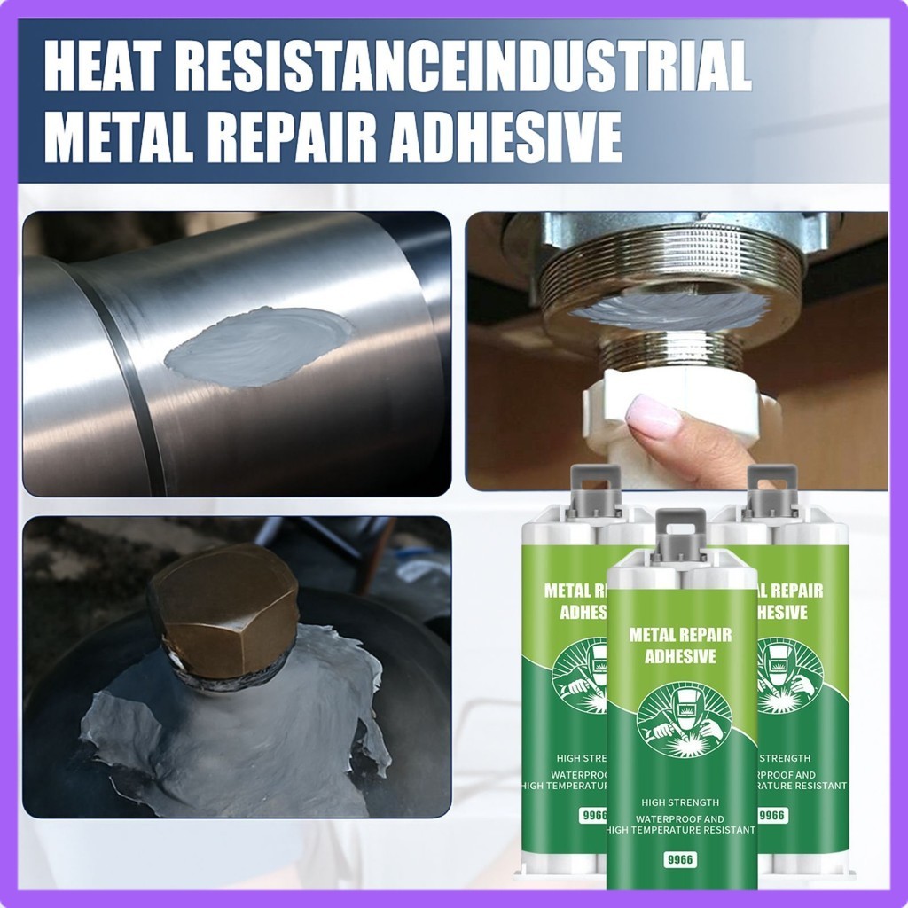 hard as iron BYC Metal Repairing Casting Adhesive glue A+B Super Glue ...