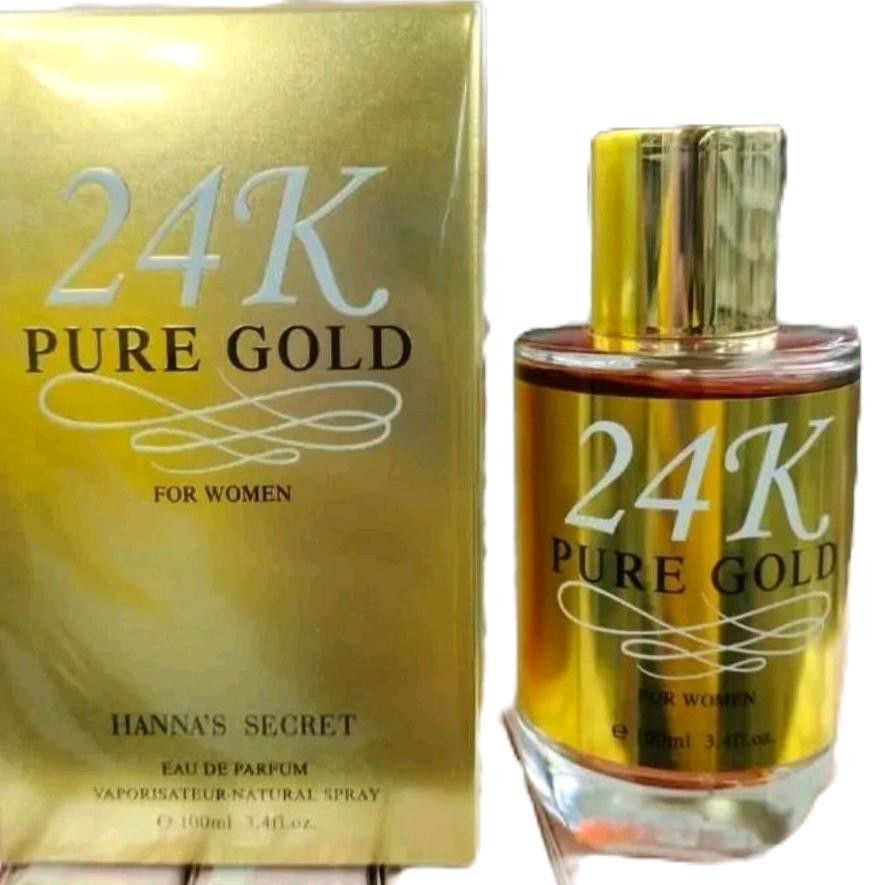 Perfume ORI Hanna Secret 24K Pure Gold EDP 100ml untuk Wanita - Minyak Wangi Khas Harga Istimewa ...