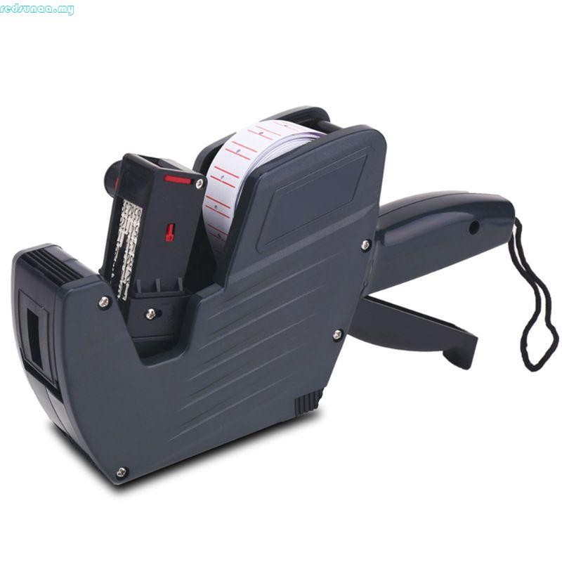 redsunaa 8 Digits Price Tag Labeler Labeller with Red Lines Label Paper ...